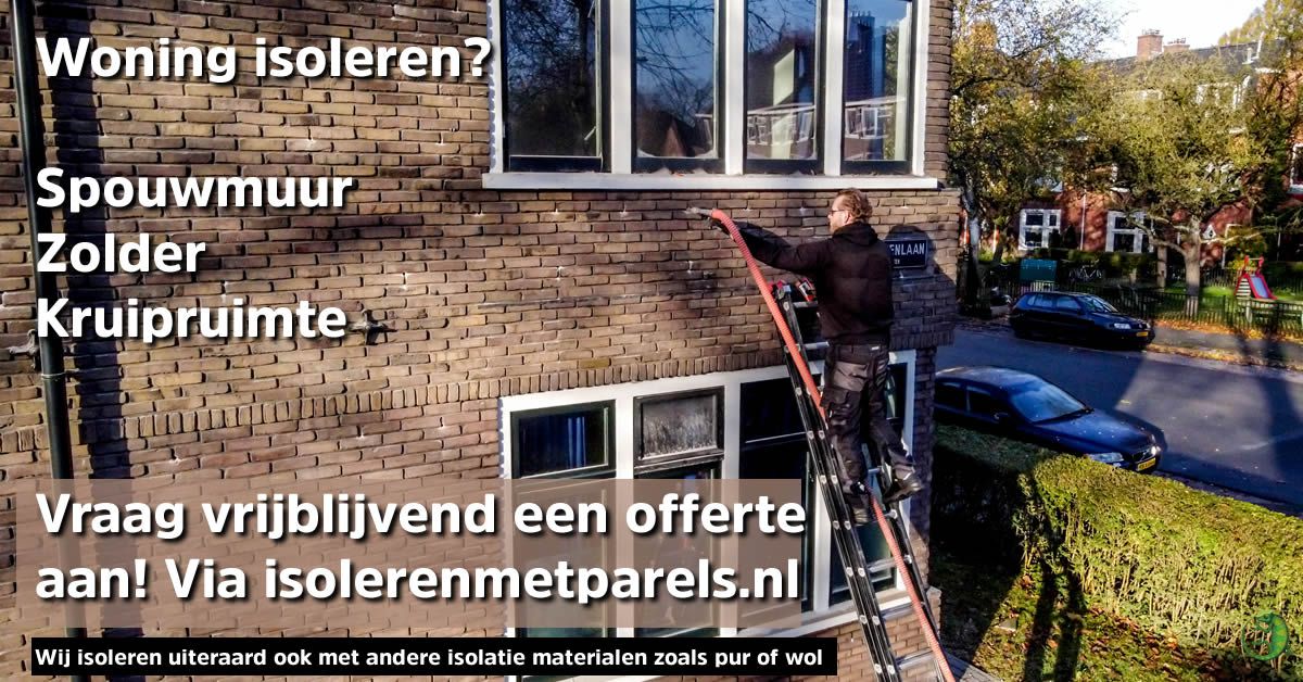 Spouwmuren isoleren met EPS parels - voor woning of bedrijf